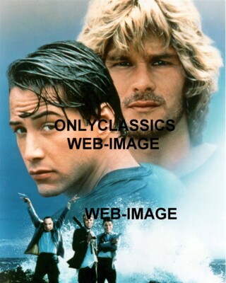 POINT BREAK SURFER DUDE PATRICK SWAYZE & KNEANU REEVES PHOTO -NIXON ...