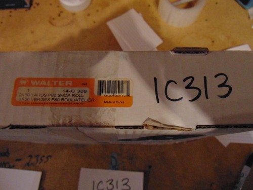 WALTER SURFACE TECHNOLOGIES 14C308 Hand Sand,Shop Roll,2"x50",P80 gr | eBay