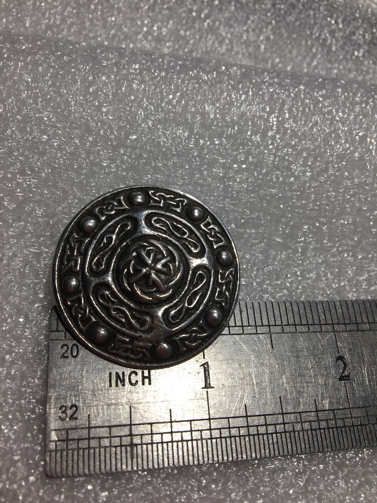 Brooch Silver Alexander Ritchie celtic Vintage Scottish shield ...