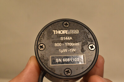 Thorlabs S144A Sphere Power Sensor, InGaAs, 800 - 1700 nm . w/ warranty ...