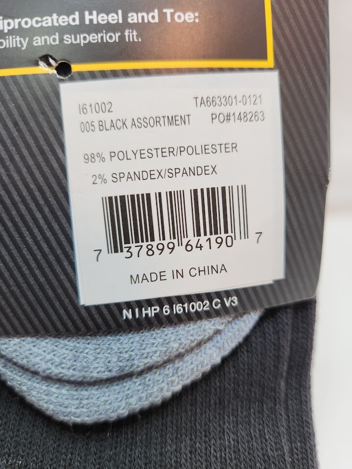 Dickies Women's Dri-tech Moisture Control Crew Socks Multipack Size 6-9 ...