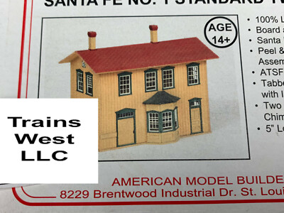 HO American Model Builders Laser Kit No.1 Standard Two Story Depot #125 ...