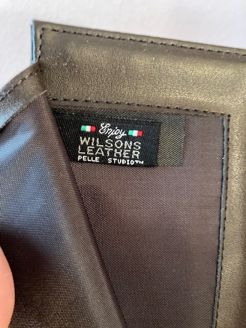 Wilson's Leather Pelle Studio Brown Leather Wallet | eBay