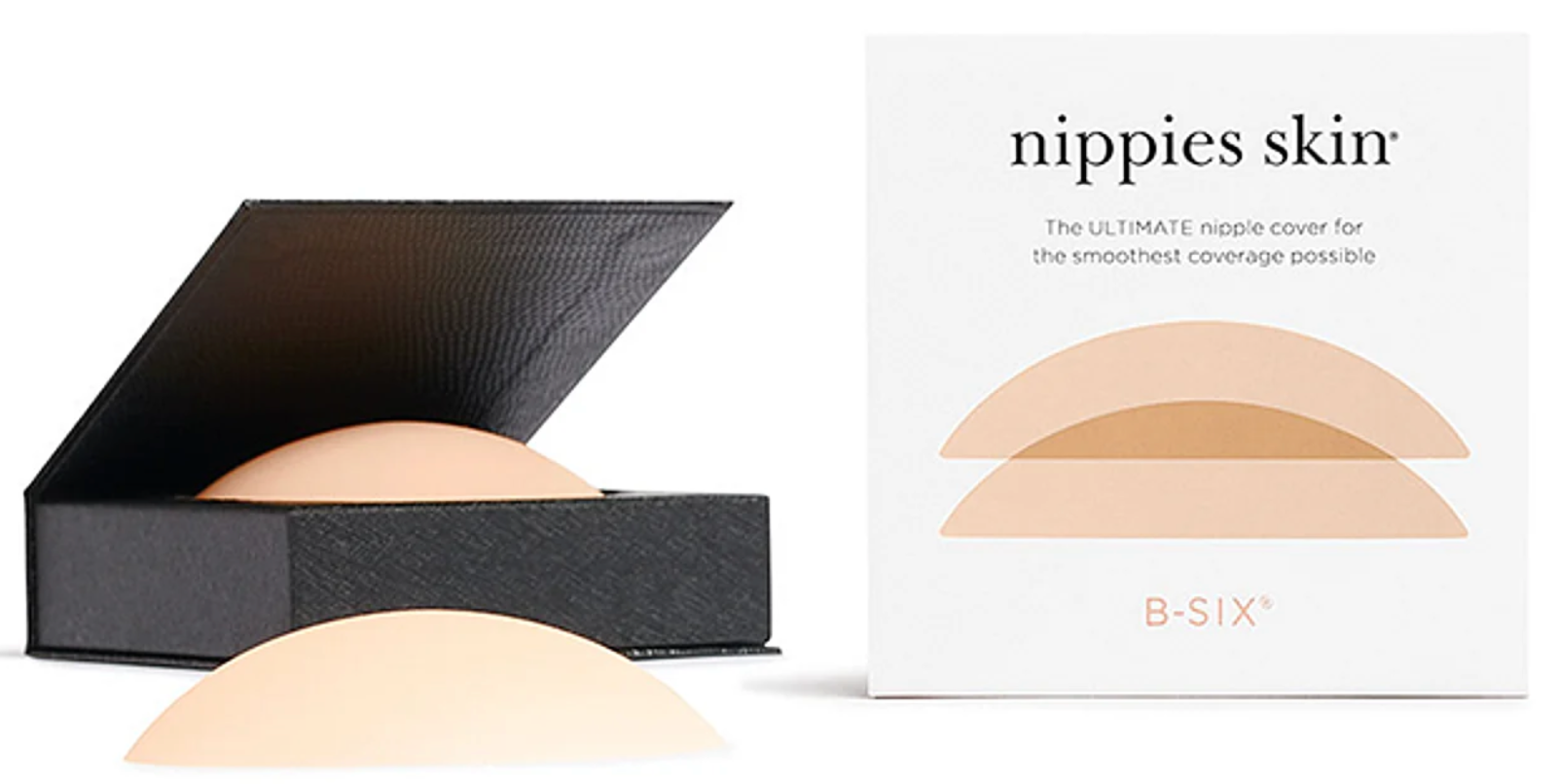 Nippies No-Show 100% Medical Grade Silicone Bra Inserts 1 Pair SIZE 2 L ...