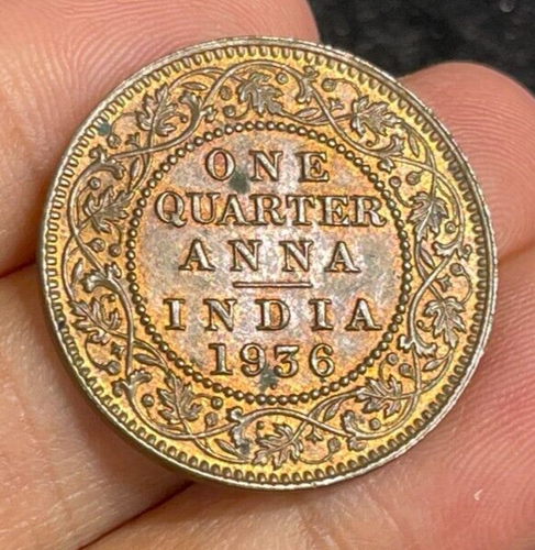 1936 British India 1/4 Anna Coin High Grade | eBay