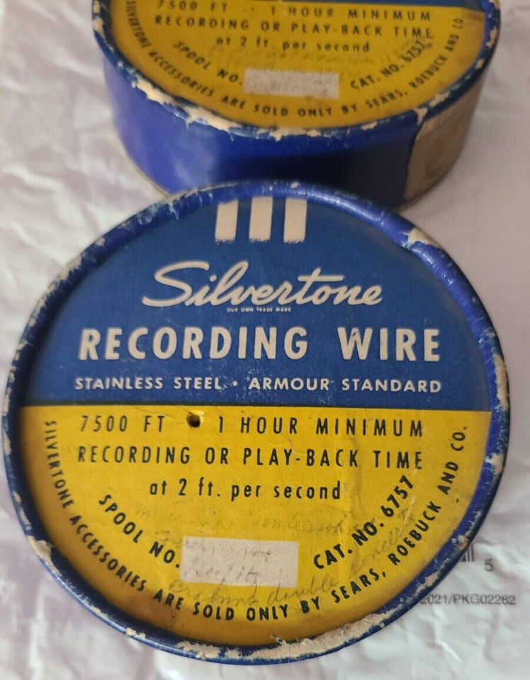 WEBSTER CHICAGO WIRE RECORDER Model 81-1 AMA 375 POWER TESTED w/2 nos ...