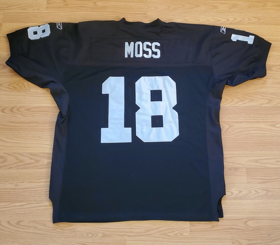 Oakland Raiders Randy Moss #18 Football-NFL Reebok Jersey Size 50 | eBay