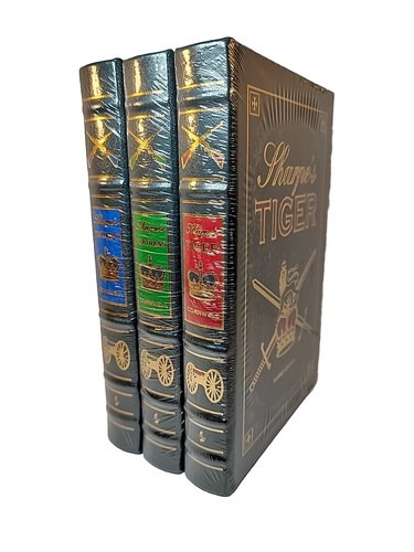 NEW Easton Press SIGNED 3V Sharpe India Trilogy TIGER TRIUMPH FORTRESS ...