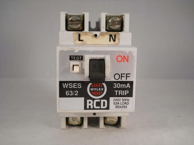 WSES 63/2 Wylex RCD 2 Pole 63 Amp 30ma Bs4293 for sale online | eBay