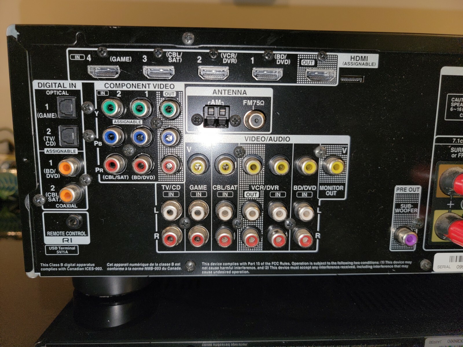 Onkyo AV Receiver HT-R590 FOR PARTS/REPAIR - FREE SHIPPING | eBay