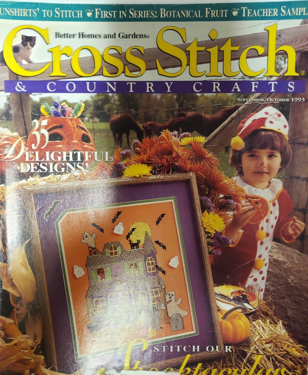 Better Homes And Gardens Cross Stitch &COUNTRY Crafts Magazine Sept ...