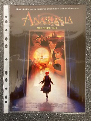 Anastasia Don Bluth Meg Ryan, John Cusack 1997 Norwegian Press Release ...