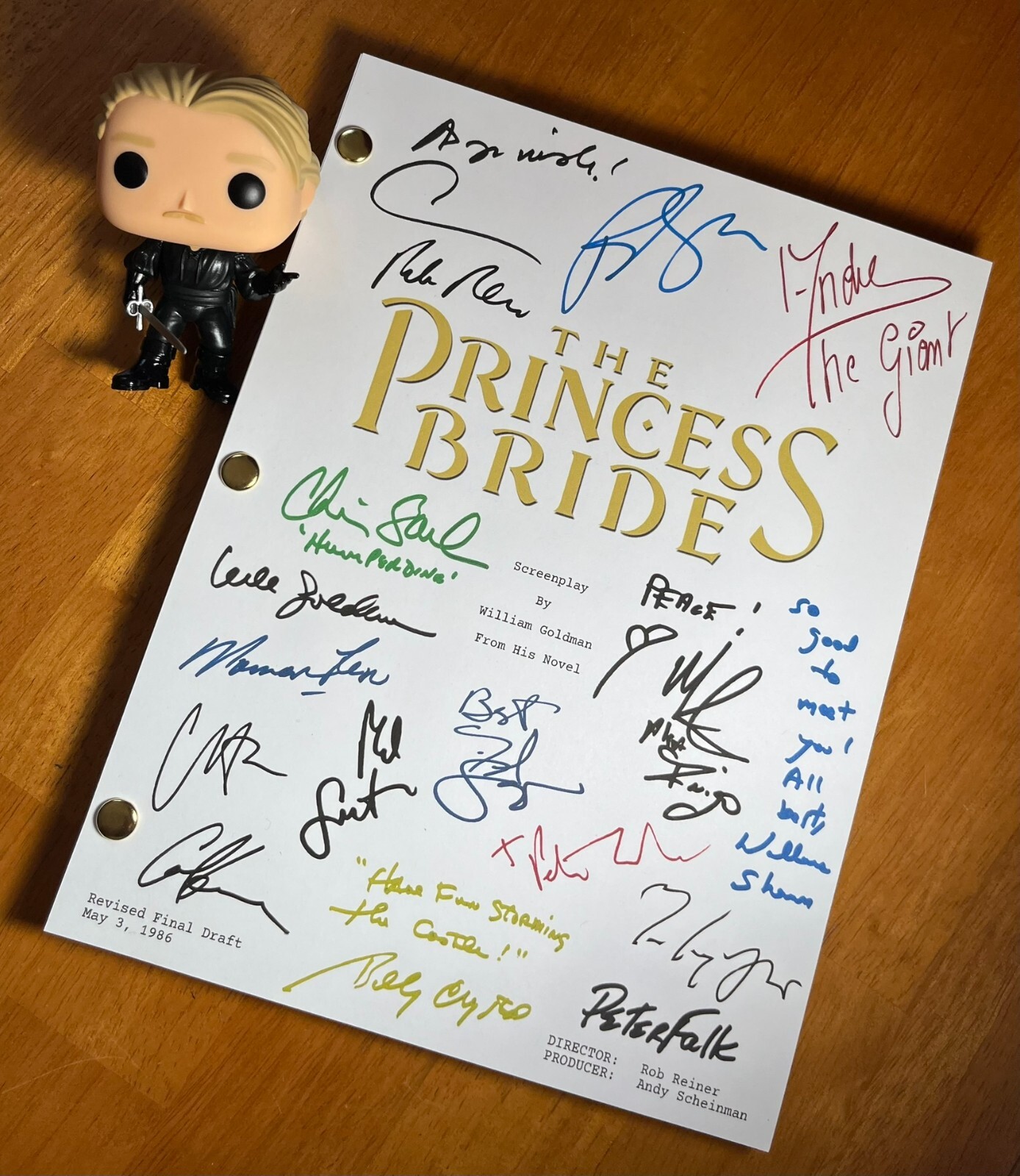 The Princess Bride Script Signed- Autograph Reprints- 154 Pages- As You ...