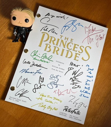 The Princess Bride Script Signed- Autograph Reprints- 154 Pages- As You ...