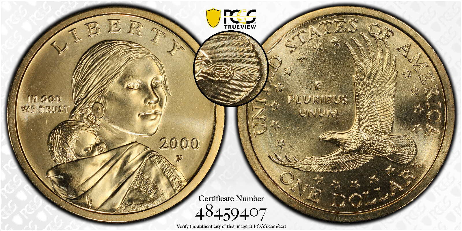 2000 P Cheerios Sacagawea Dollar - PCGS MS 67 - SAC $1 | eBay