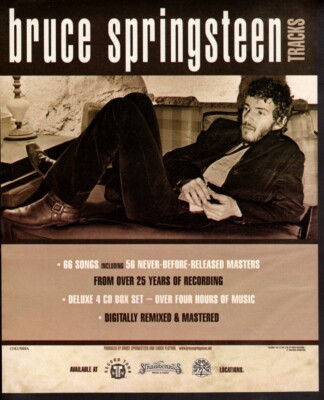 Vintage print advertisement music Bruce Springsteen Tracks CD Chuck ...