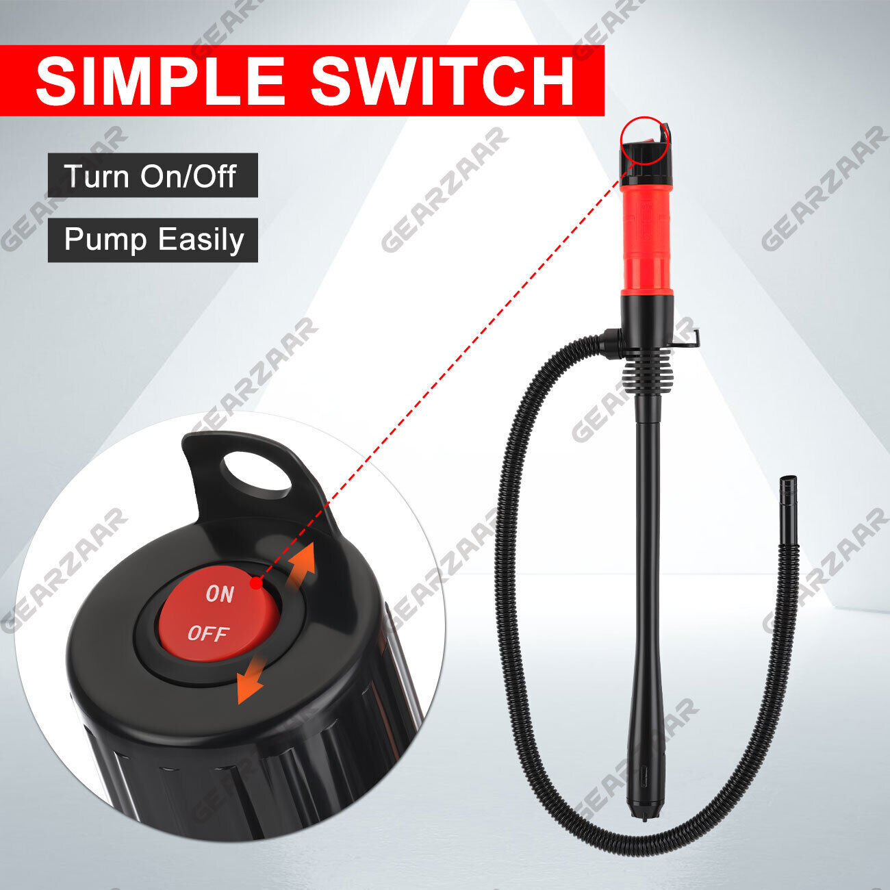 Electric Liquid Transfer Pump Portable Battery Operated Water Fuel ...