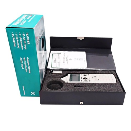 TES-1350A Sound Level Gauge Noise Tester with Built-in Sound Calibrator ...