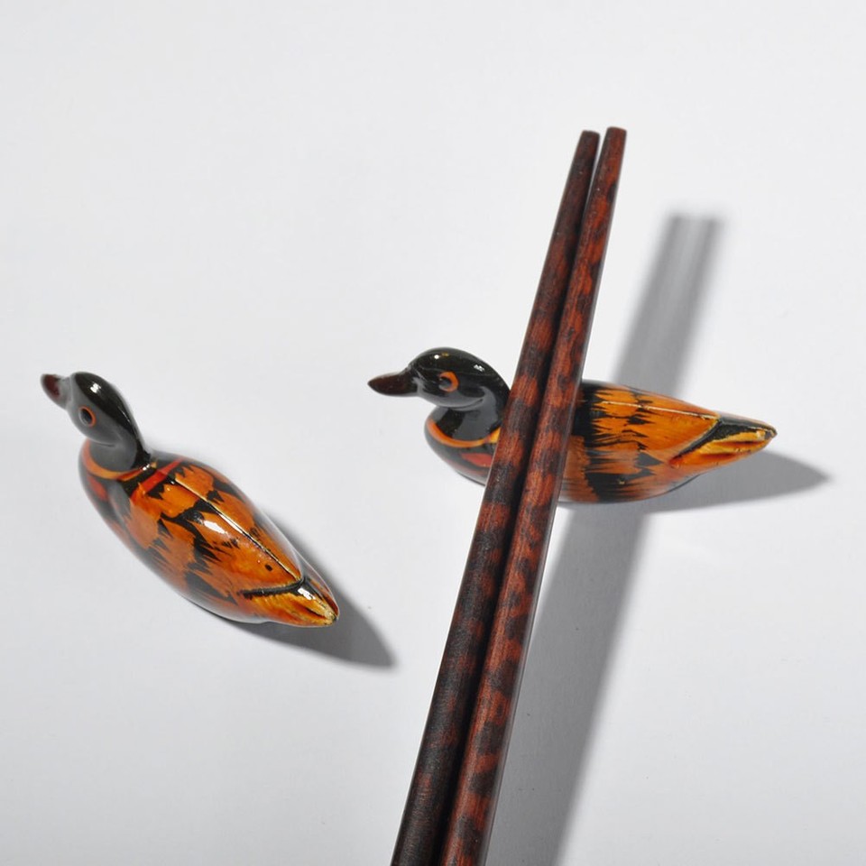 8Pcs Wood Chopstick Rest Design Chopsticks Rack Home Chopsticks Holder ...
