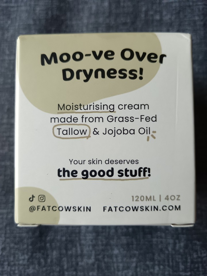 Fat Cow Grass-Fed Whipped Tallow Body Cream Floral 120g. BRAND NEW ...