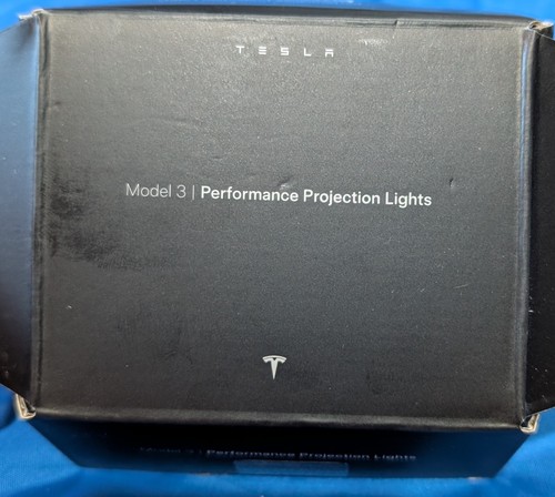 Tesla Model 3 Projections Welcome Light OEM New Driver + Passenger | eBay