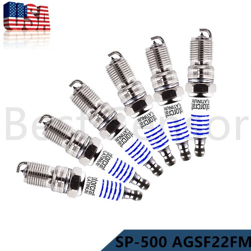 Motorcraft SP-500 AGSF22FM Spark Plugs Platinum | 6Pcs | Gasoline | 1 ...