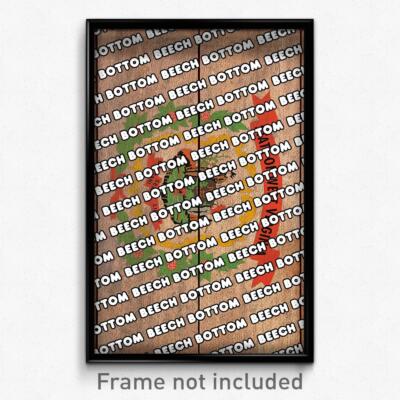 Beech Bottom West Virginia Poster (WV City Souvenir 11x17 Town Print ...