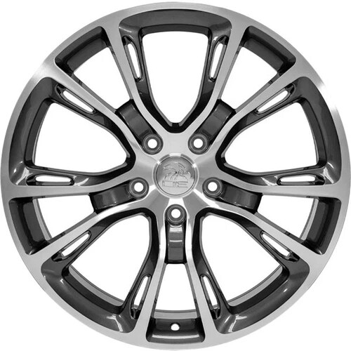(Set of 4) OE Wheels JP16 20x8.5 5x5" +42mm Gunmetal Wheels Rims 20 ...