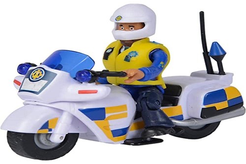 Simba 109251092002 Fireman Sam Police Motorcycle Plus Articulated ...