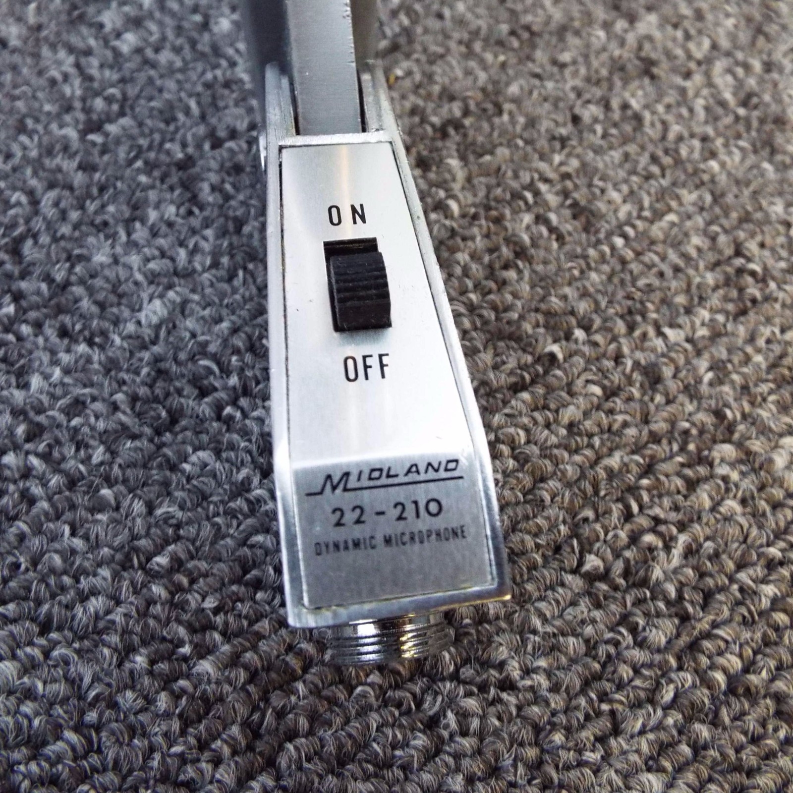 Vintage Midland 22-210 Dynamic Microphone Mic * Nice Condition in ...