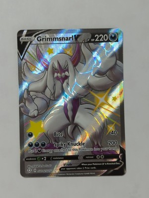 Pokemon TCG Shiny Grimmsnarl V SV116/SV122 Ultra Rare Shiny Vault Pack ...