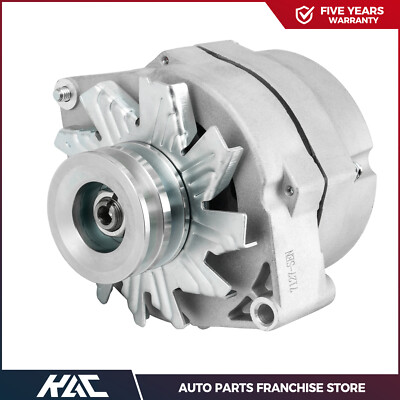 For Chevy One 1 Wire 105 Amp Delco 10Si Self-Exciting Alternator High ...