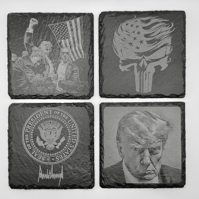 Donald Trump Slate Coasters/MAGA | eBay