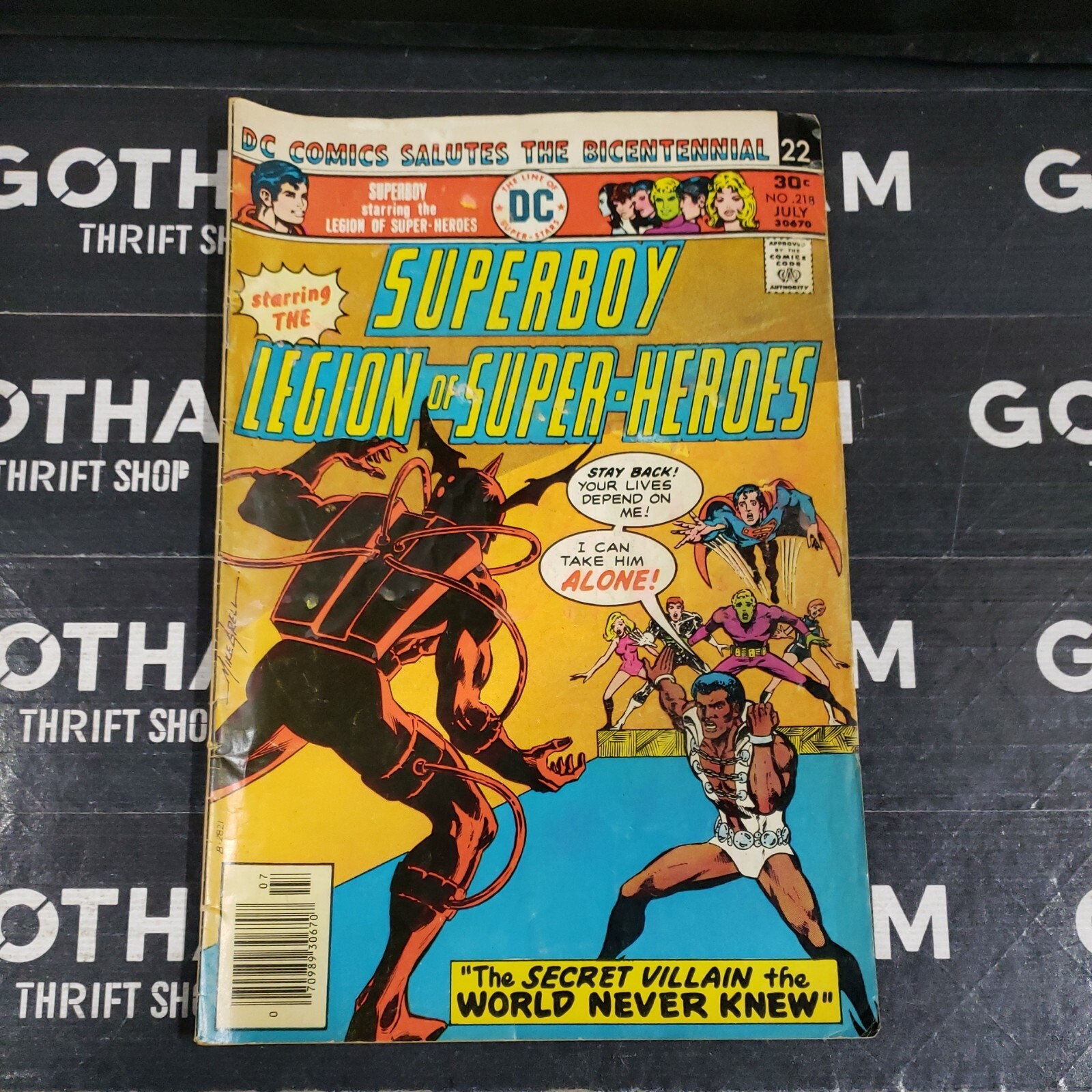 Superboy, Legion of the Super-Heroes, #218, DC Comics Bronze Age ...