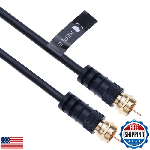 Keple Coaxial Aerial Cable with Male F-F Pin Connectors for TV ...