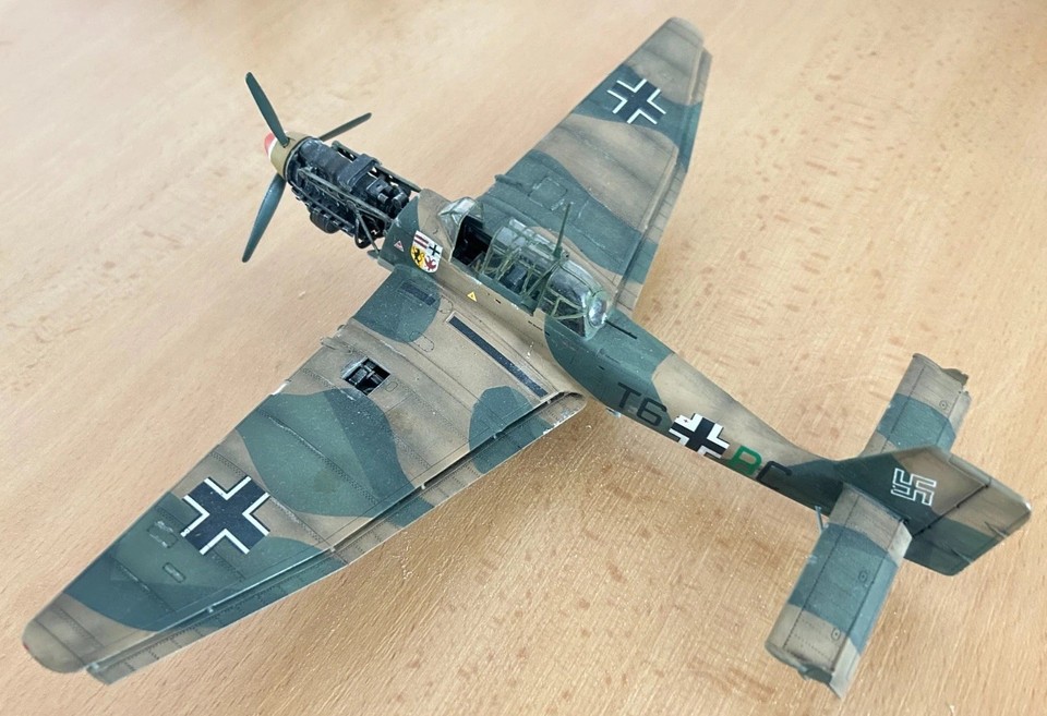 Junkers Ju-87 Stuka Model in 1/48 Scale - Built & Finished for Display ...