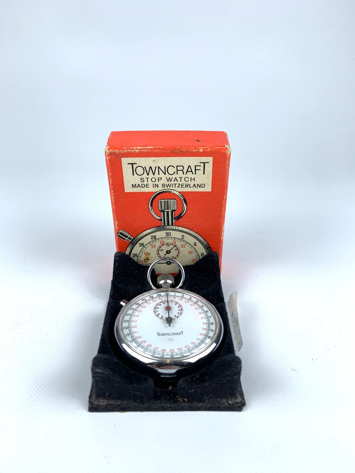 VTG TownCraft Swiss Made Stop Watch 1/10 Switzerland … - Gem