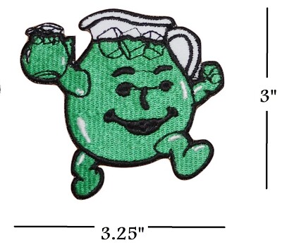 Kool Aid Man Pitcher Retro 90s Style Iron on Patch Fashion 80s Applique ...