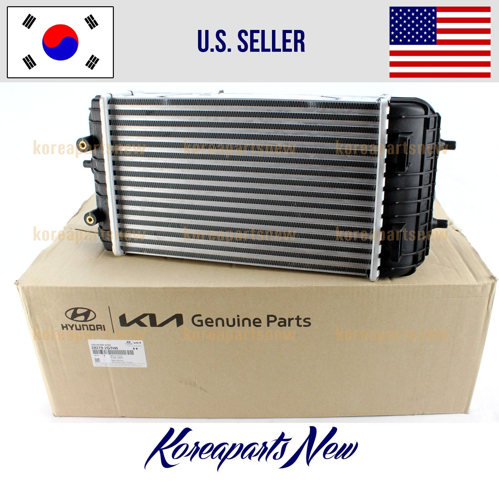 2.0L TURBO Intercooler 28270-2GTH0 ⭐GENUINE⭐ fits Hyundai Santa Fe 2019 ...