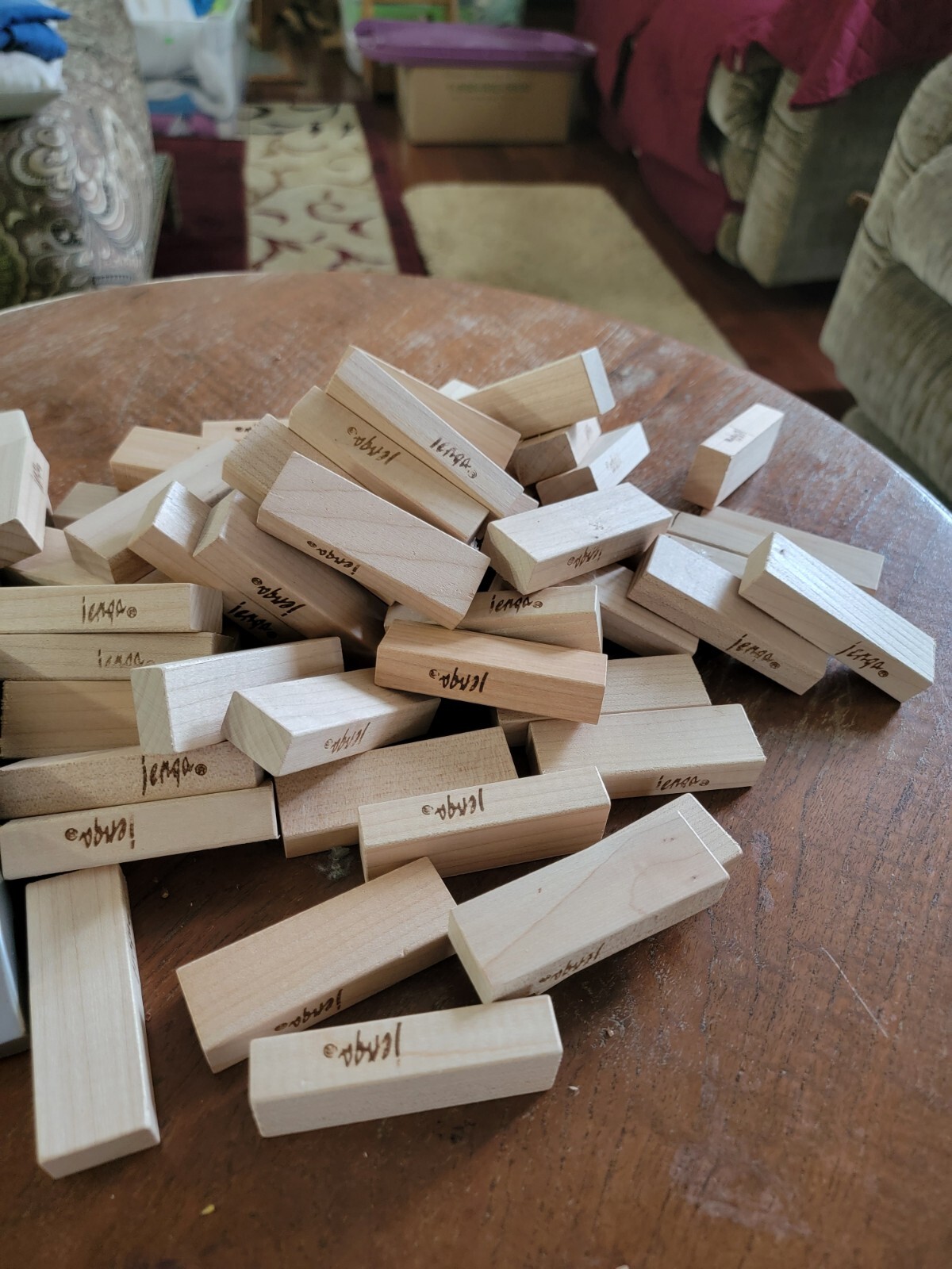1 set of 54 JENGA Official JENGA Wood Blocks, Game No Box | eBay