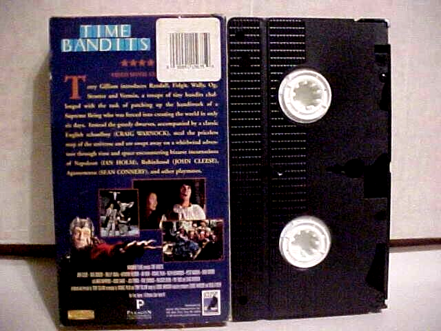 Time Bandits (VHS, 1997) Sean Connery John Cleese, Terry Gilliam G3 ...