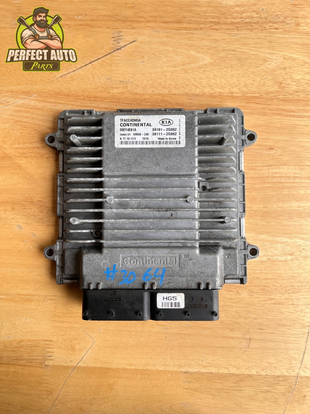 2011 - 2013 Kia Optima Engine Computer Control Module ECM ECU 39111 ...