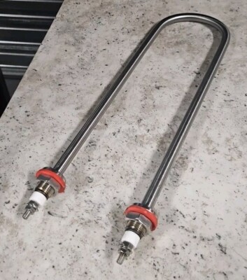 480V 3KW Stainless Steel Immersion Water Heater Electric Tube Heating ...