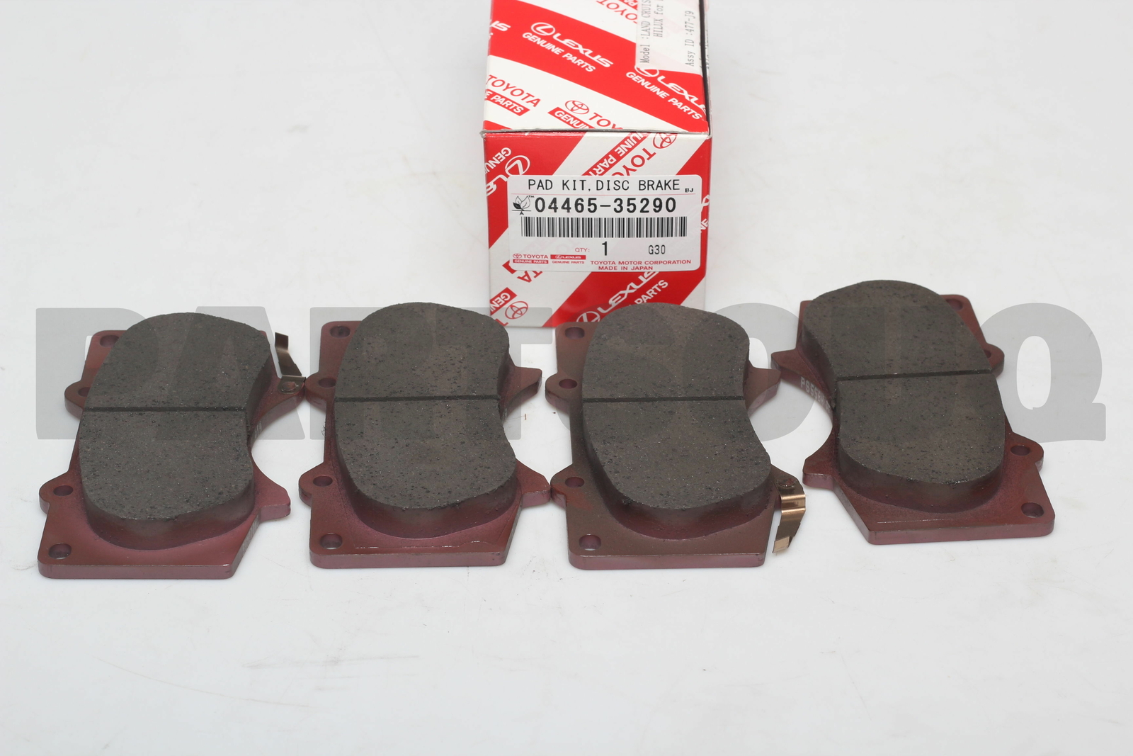 0446535290 Genuine Toyota PAD KIT, DISC BRAKE, FRONT 04465-35290 | eBay ...