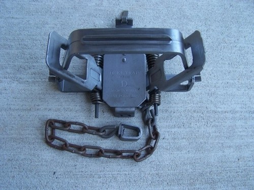 2 each New Duke #4 OFFSET OS 4X4 4-Coil Spring Traps Bobcat Coyote Lynx ...