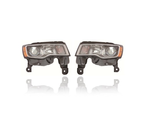 Headlight for 17-21 Grand Cherokee Halogen Pair 68289234AF, 68289235AF ...