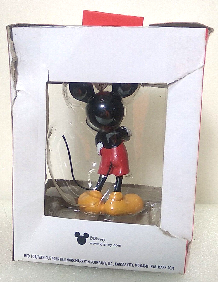 Disney ~ 'MICKEY MOUSE' Hallmark Christmas Ornament ~New / Tape ...
