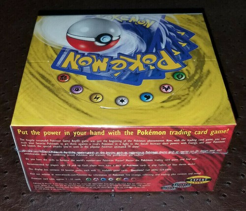 Pokemon Base Set Shadowless Booster Box (Factory Sealed) | eBay