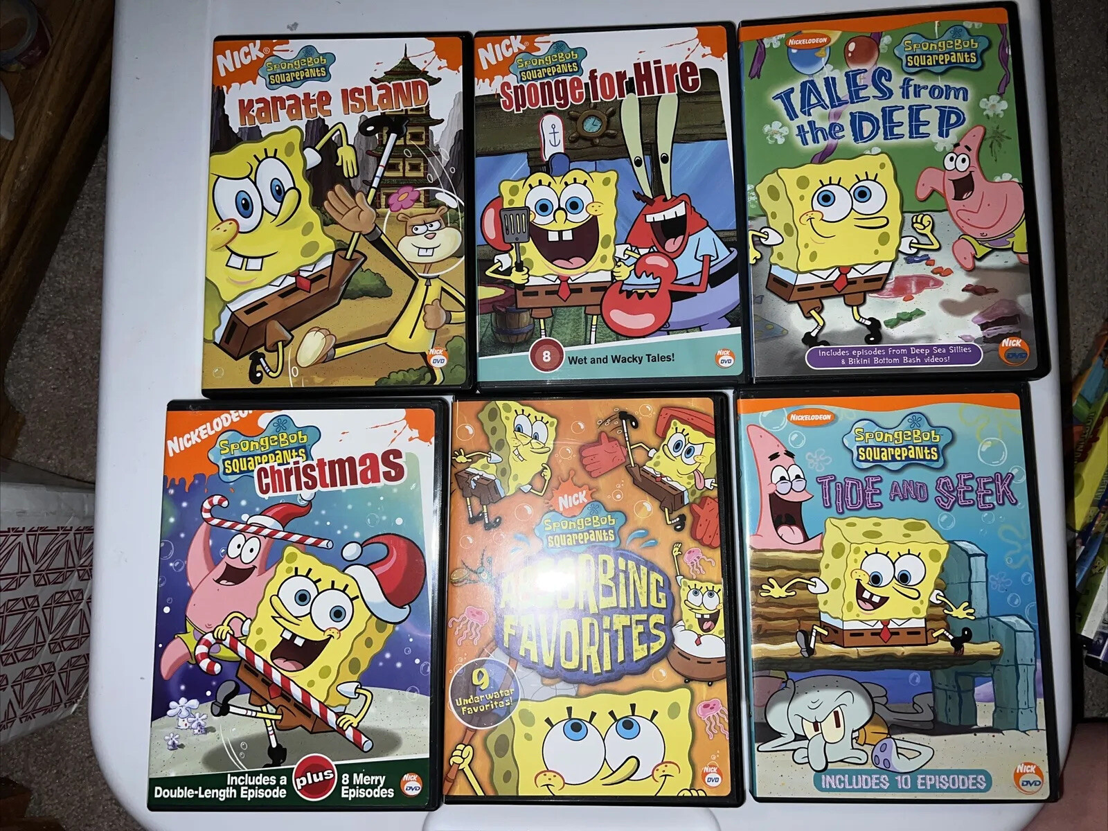 Spongebob Vhs Lot