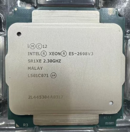 Intel Xeon E5-2698 V3 2.30GHz 16-Core SR1XE LGA2011-3 CPU Processor ...